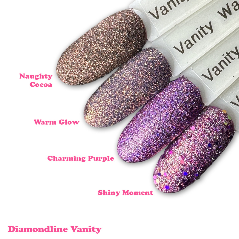 Diva Fluffy Rebels gelpolish collectie & Diamondline glitter Vanity ...