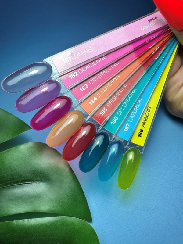 Yoshi Gelpolish Glassmatica Luminis 6 ml -181 – Glass Gel – Hema & TPO Free – The NailDiva